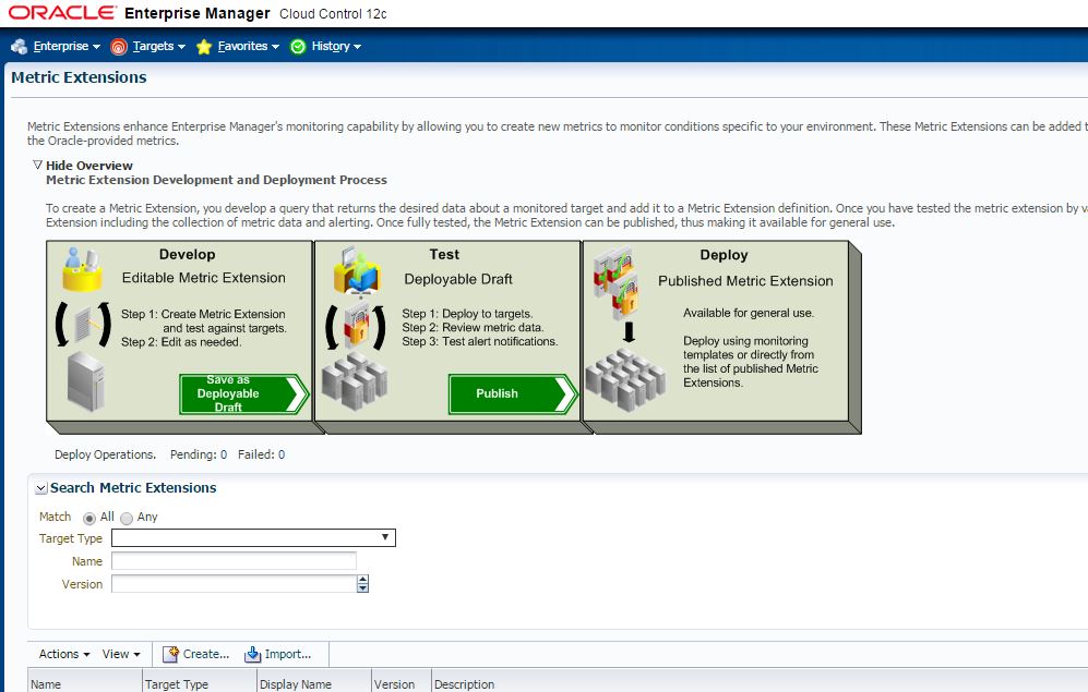My DBA Reference: Metric extensions for user defined metrics OEM 12c