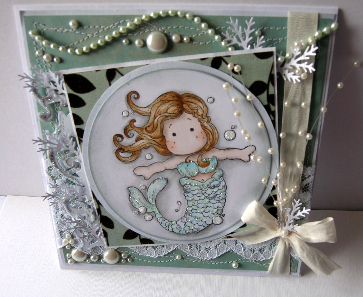 The Paperlane and Witch Wool?: Magnolia's Little Mermaid Card