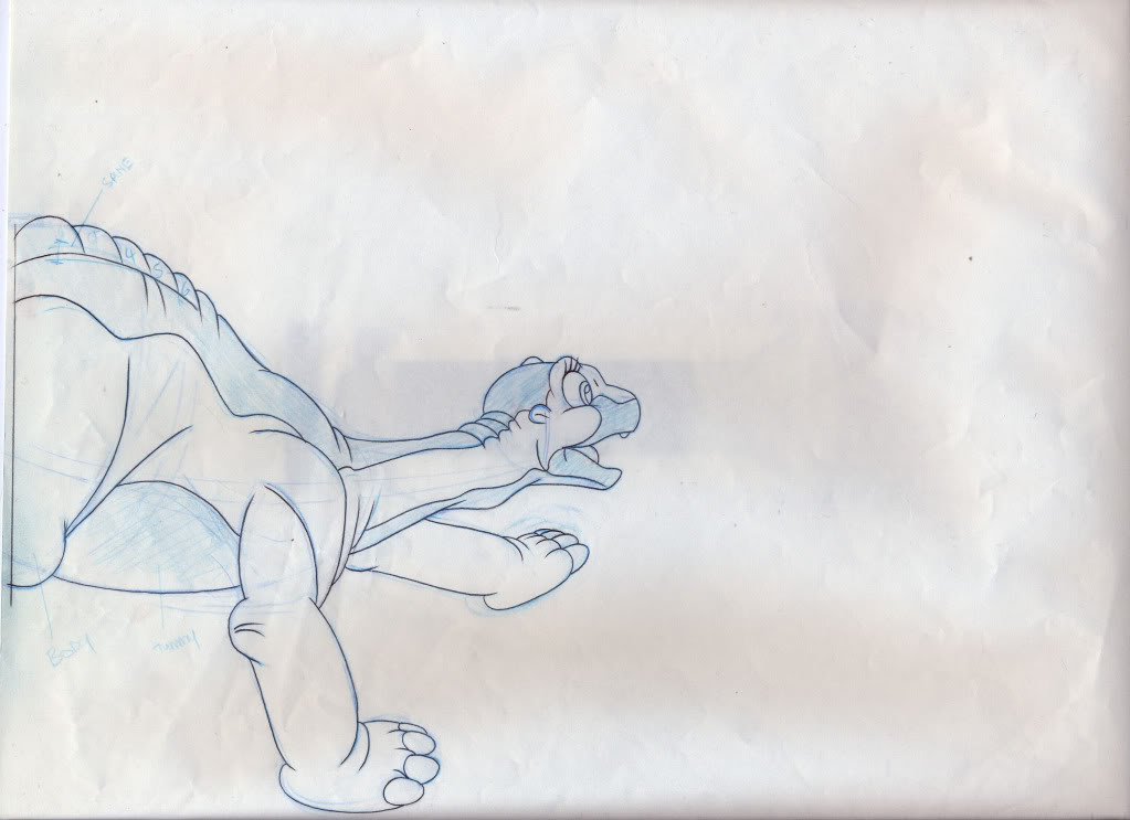 Living Lines Library: The Land Before Time (1988) - Production Drawings