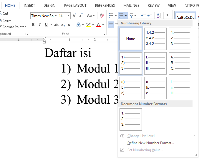 Penggunaan Tools Formatting pada Ms Word - I Gede Arya Surya Gita