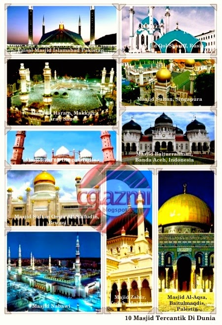 10 Masjid Tercantik Di Dunia ~ Cg Azmi