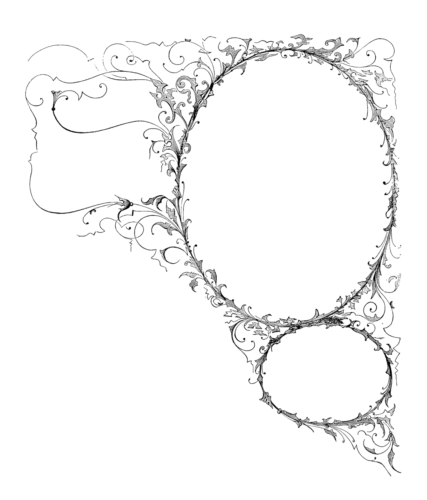 Digital Stamp Design: Free Frame Digital Stamps: 2 Antique Circle Fancy ...