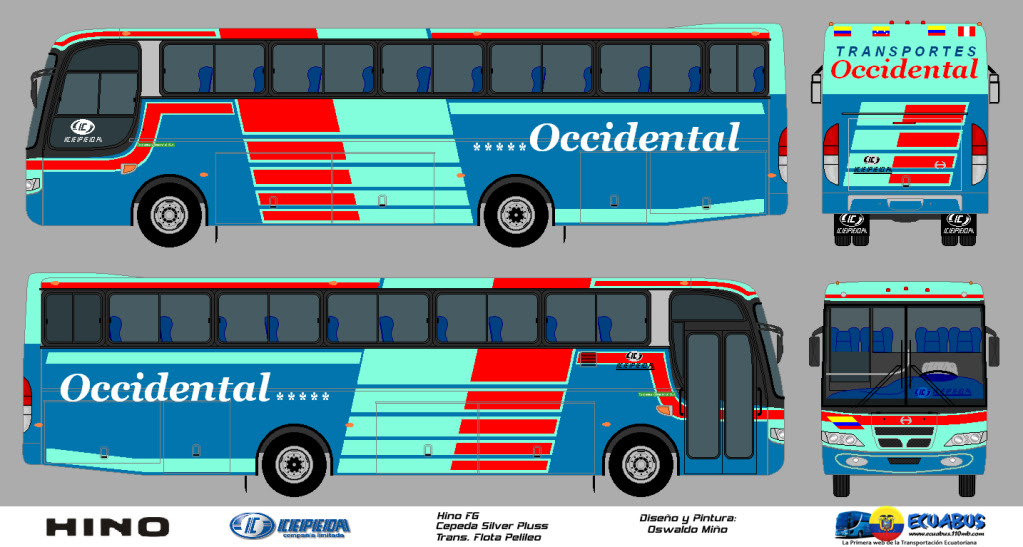 Diseños de buses del ecuador: 2016