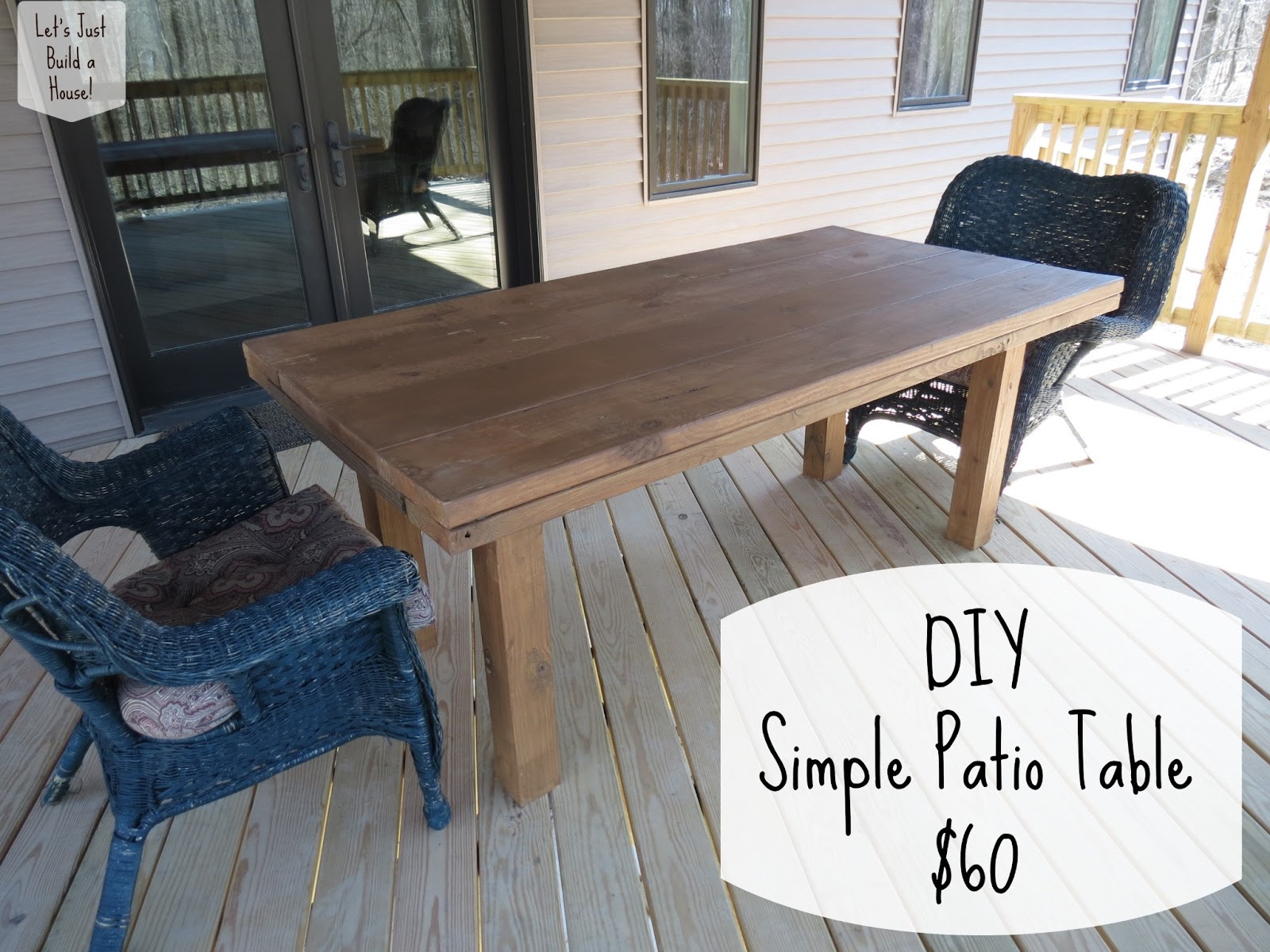 Woodwork How To Build Patio Table PDF Plans