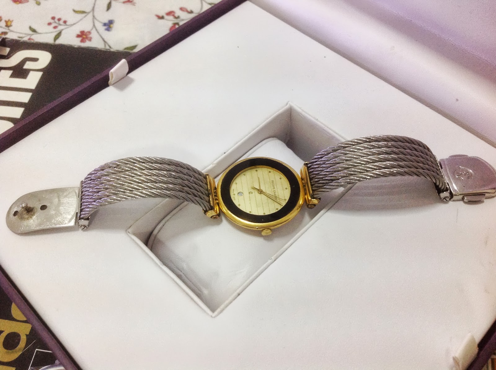 JACK'S TREASURE CHEST OF TIME PIECES: AUTHENTIC PHILIPPE CHARRIOL CABLE ...