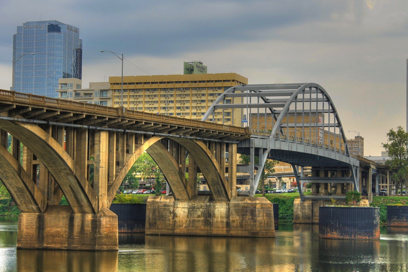 Industrial History: Broadway Bridges over Arkansas River in Little Rock, AR