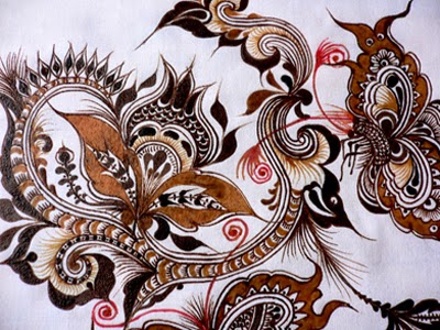 batik is art painting on cloth native Indonesia ~ Creative Art and ...