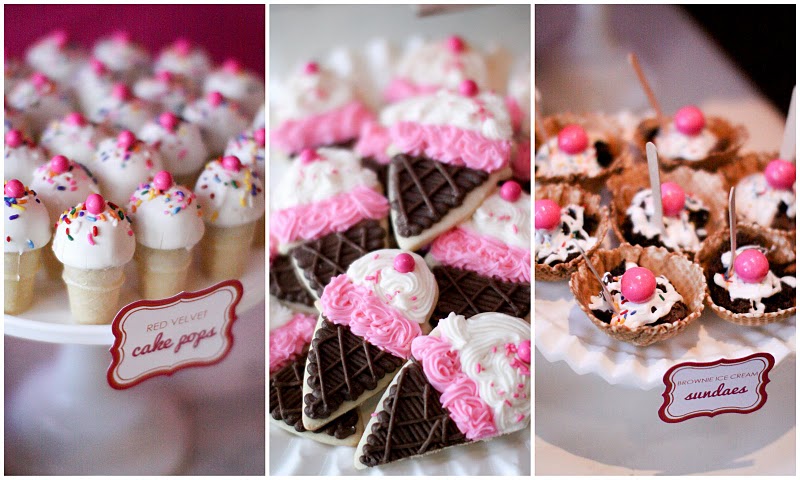 Kara's Party Ideas Ice Cream Shoppe Wedding Dessert Table - Ice Cream ...