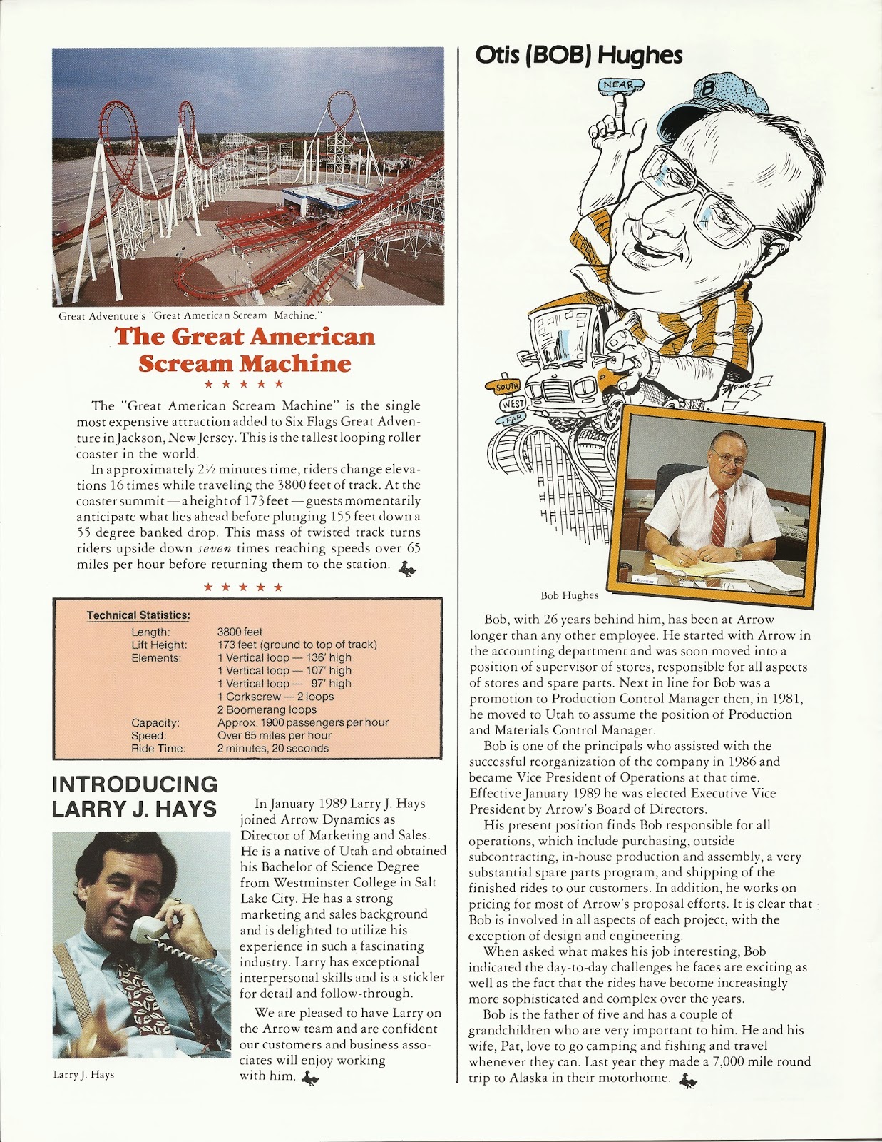 Arrow Development - Building Disney's Dream Rides: Arrow Dynamics News ...