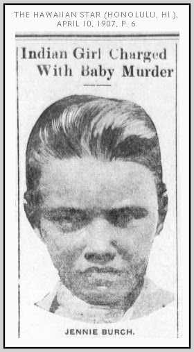 Unknown Gender History: Jennie Burch, 14-Year-Old Murderess – Carmel ...