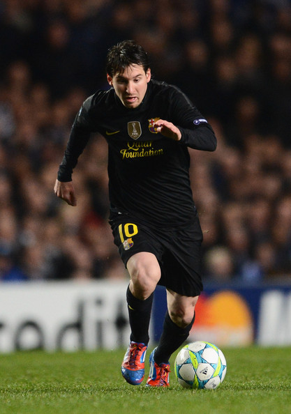 pictures Lionel Messi vs Chelsea FC Champions League Semi Final 2012/2013
