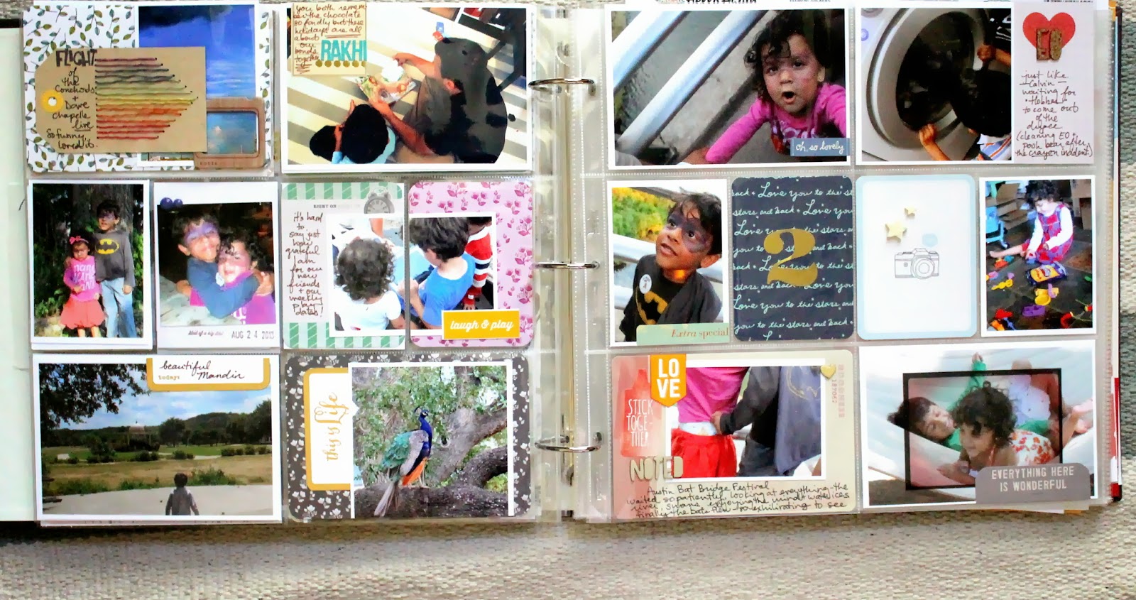 Rainbow Scrapbooks: Project Life | Stick Together