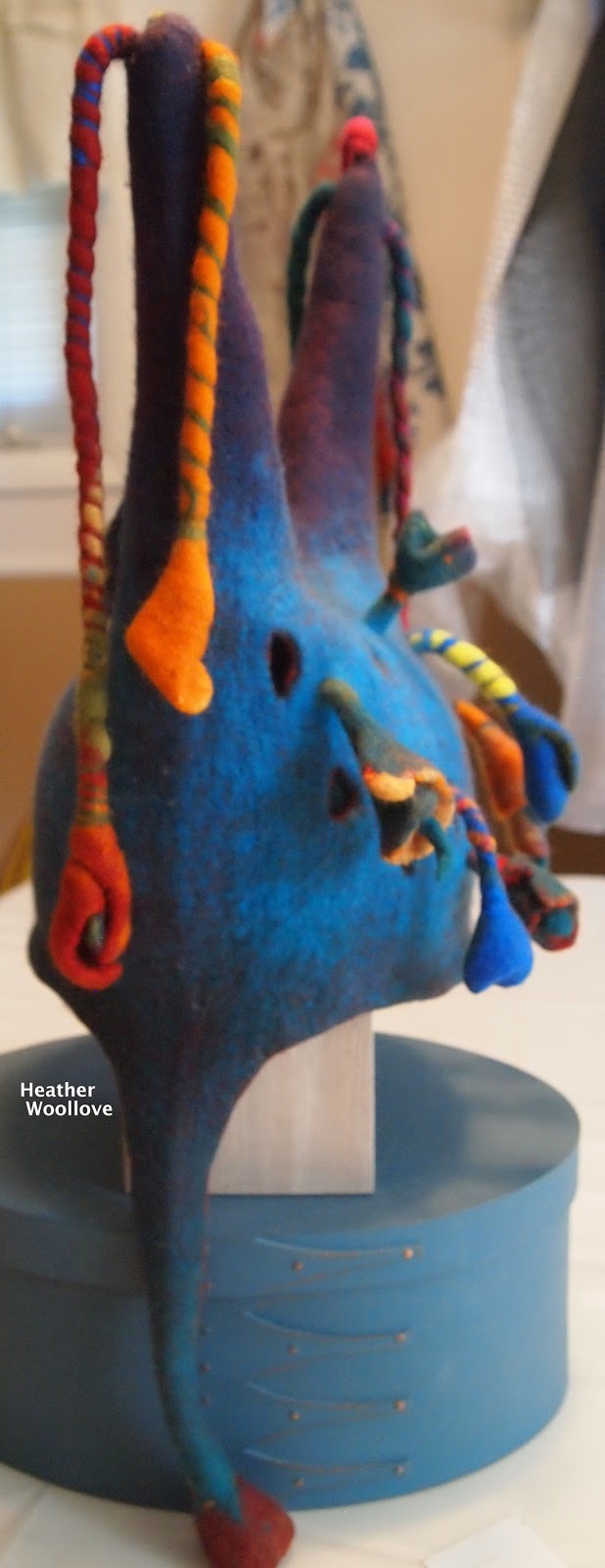 Wool love-functional fiber art: Inventive Hungarian Hat Workshop- Part 9