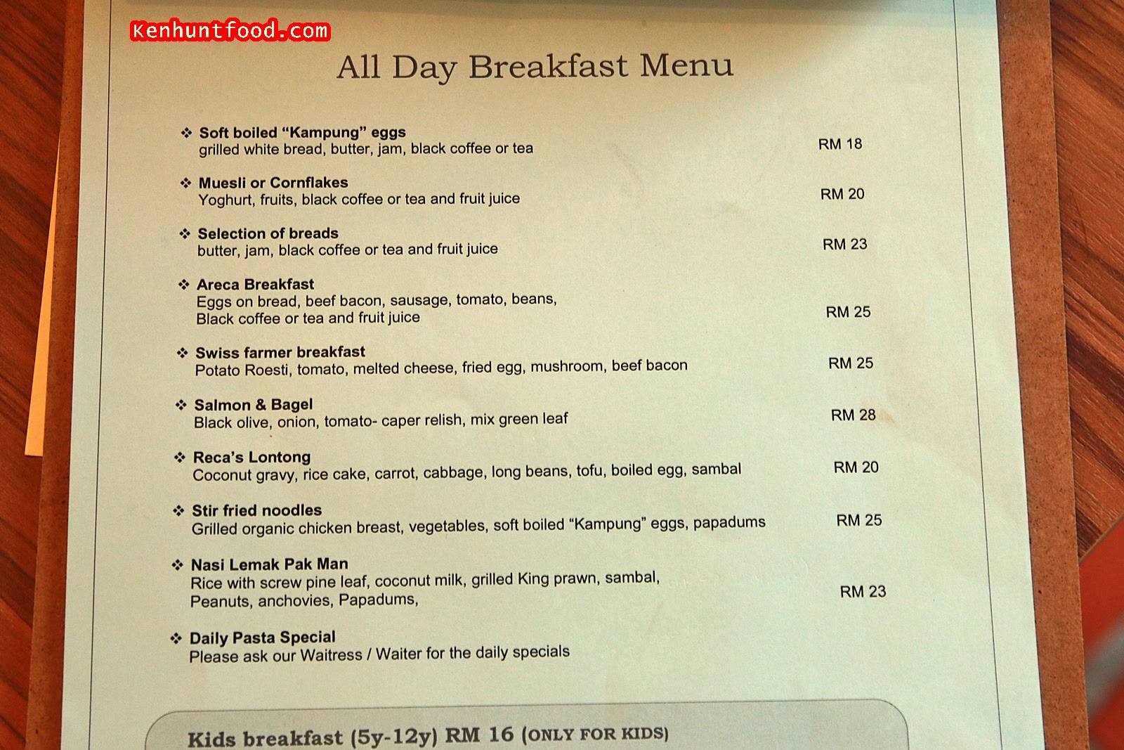 recipe willy: Love Nutrient Areca Cafe @ Areca Hotel, Georgetown, Penang.