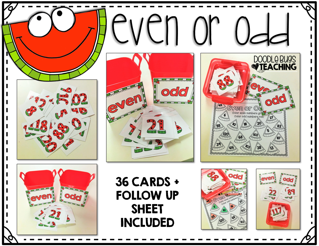 Doodle Bugs Teaching {first grade rocks!}: Wacky Watermelon Math ...