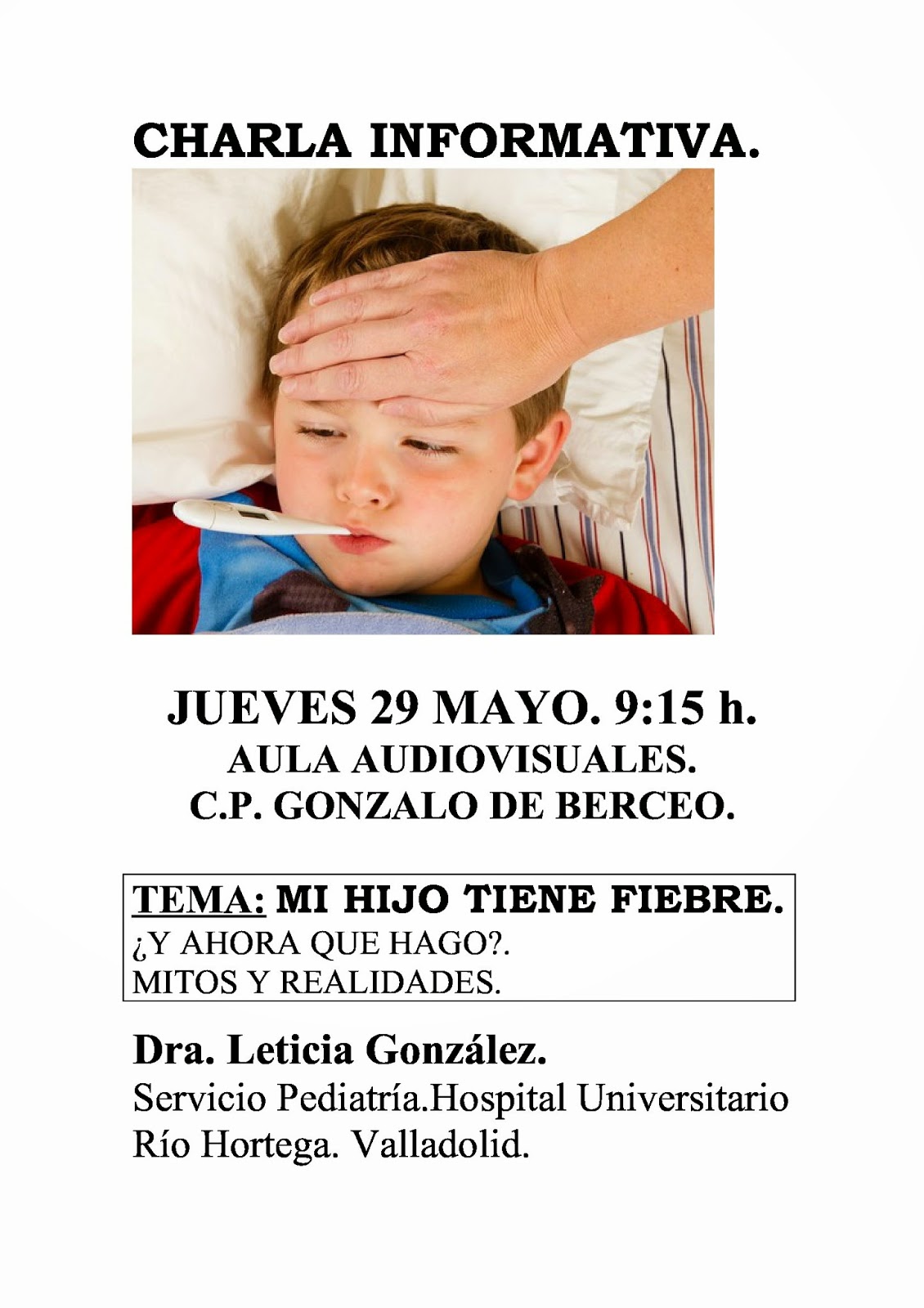 AMPA C.P. Gonzalo de Berceo: Charlas Informativas