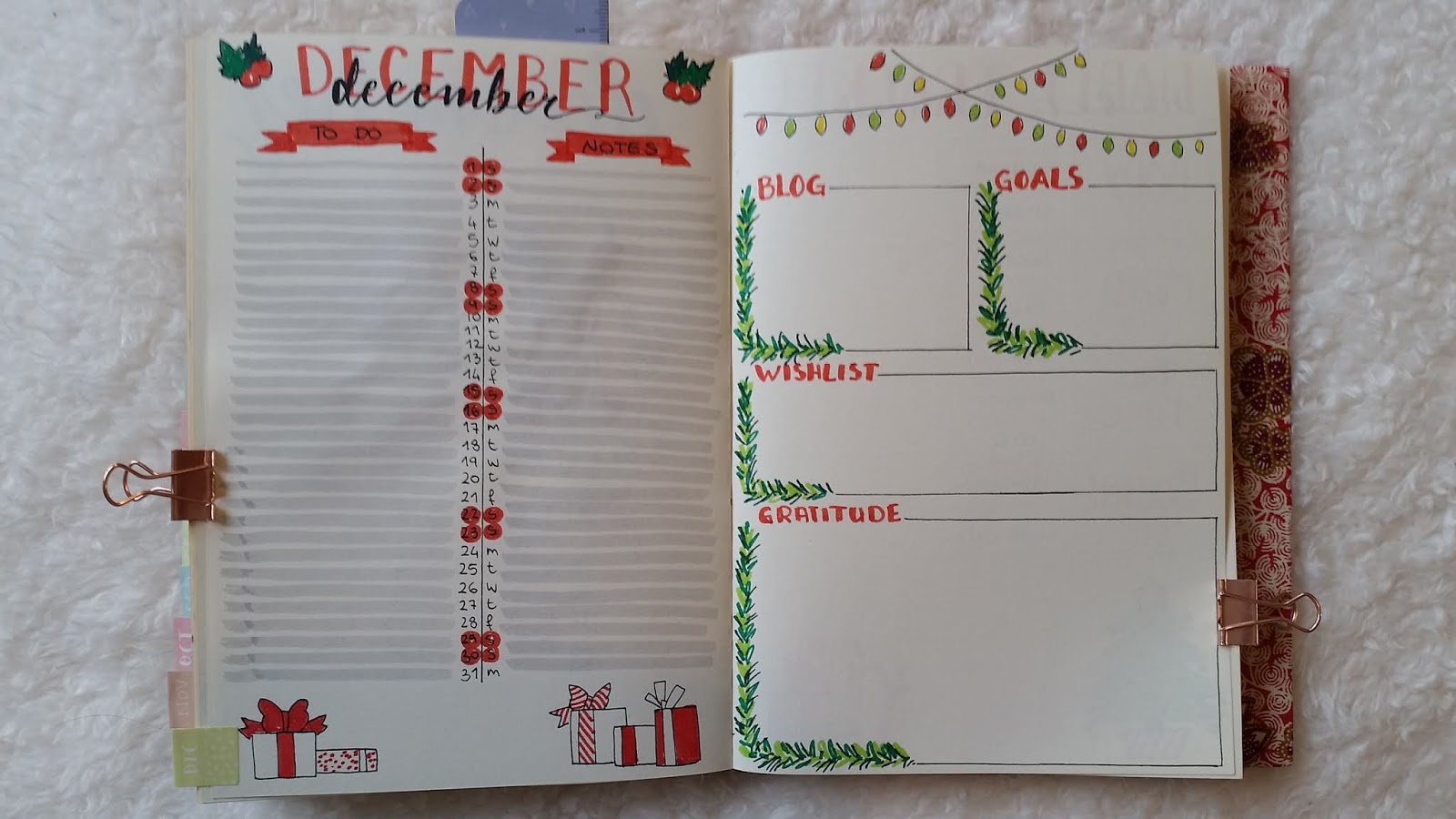 Plan with me – December Bullet Journal