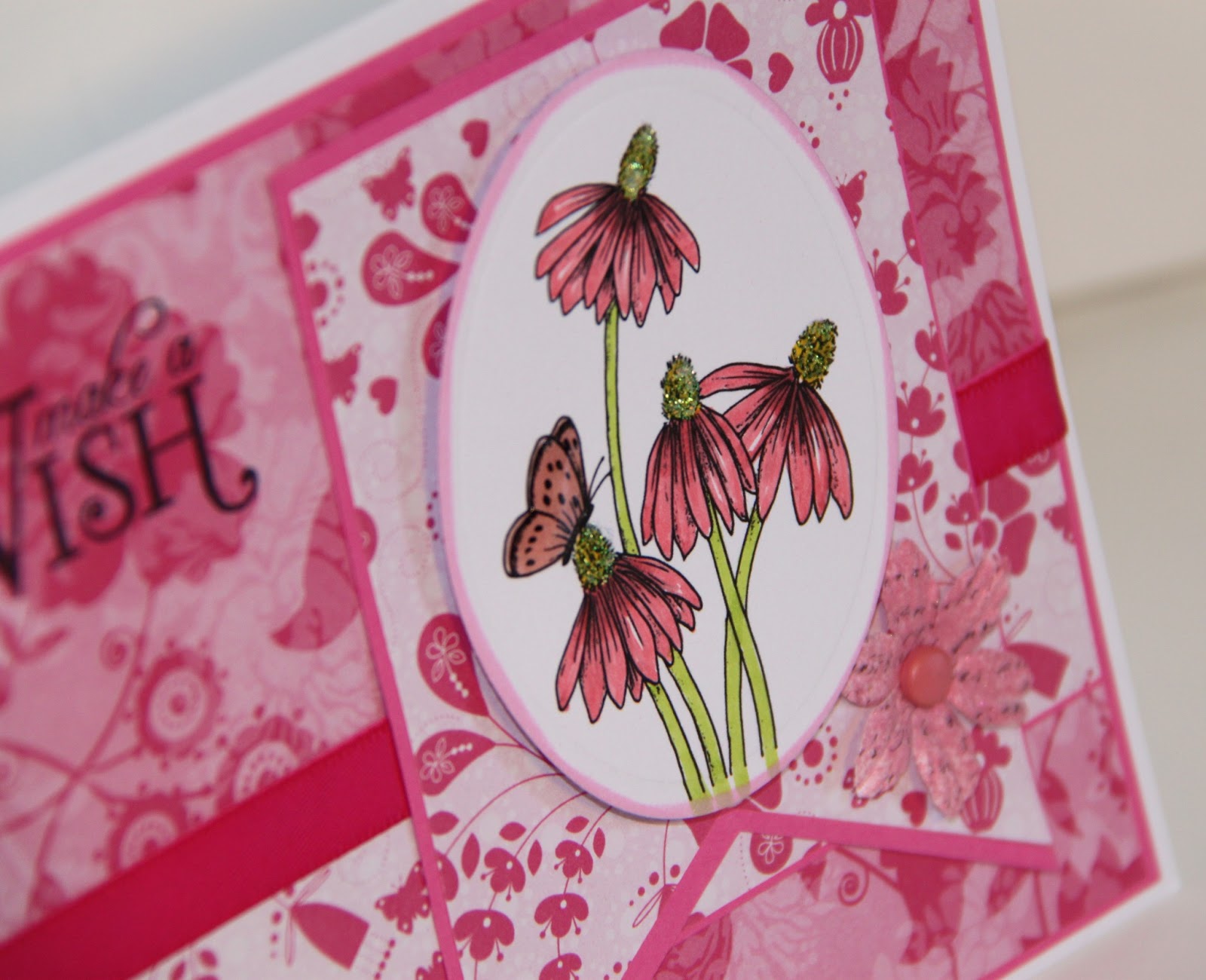 Crafty Girl 21!: SSS215 Pink Pink Pink Card