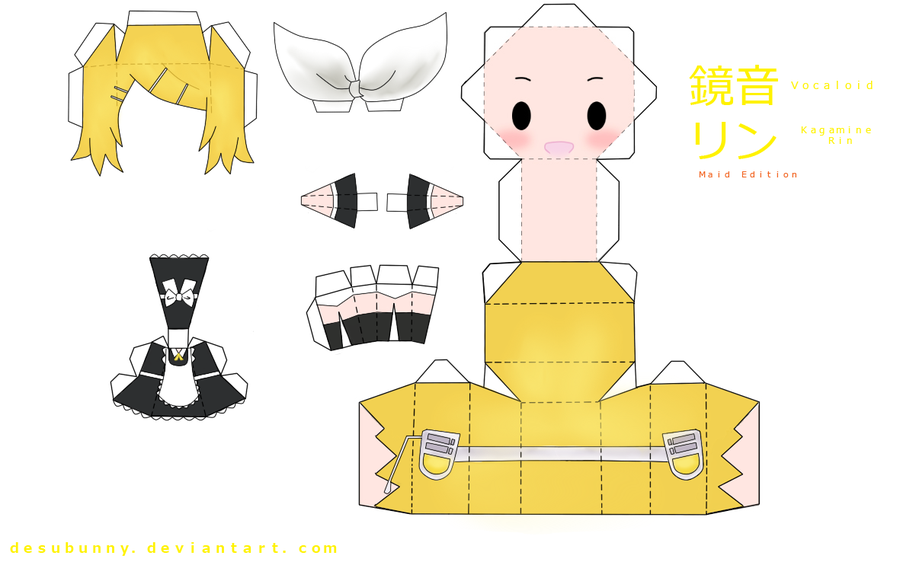 ¡Asombrate!: Vocaloid - Papercrafts