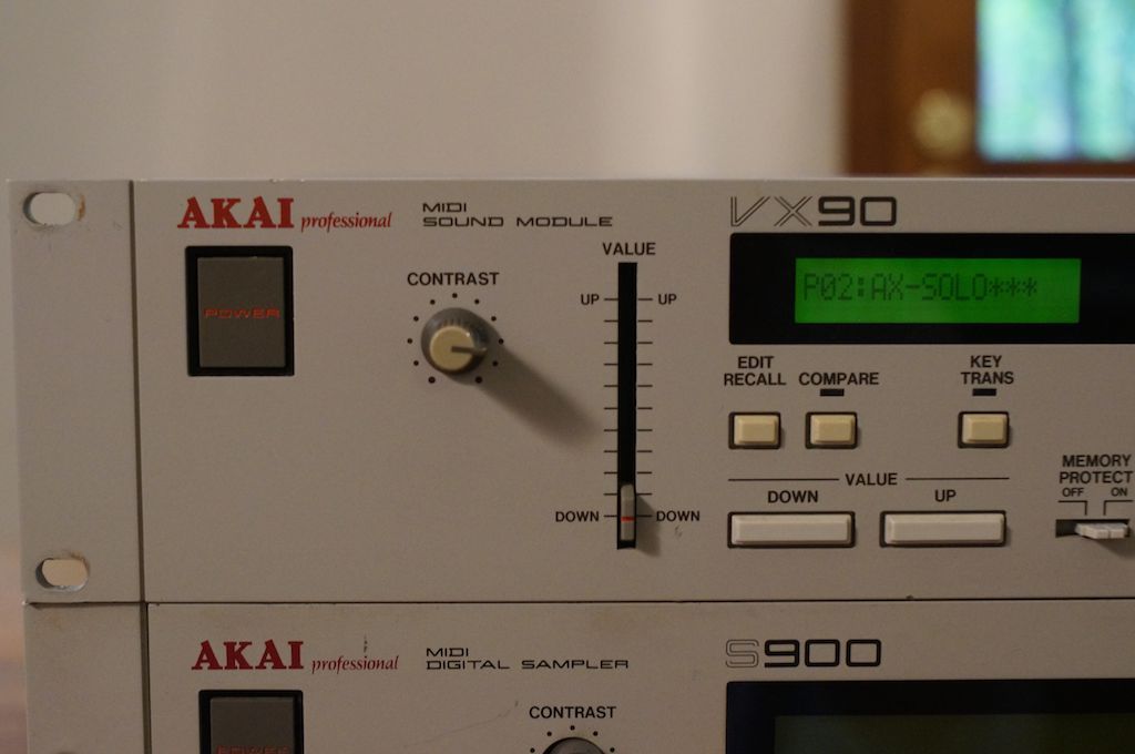 MATRIXSYNTH: AKAI VX90 and S900 Vintage Analog Synthesizer & Sampler Set