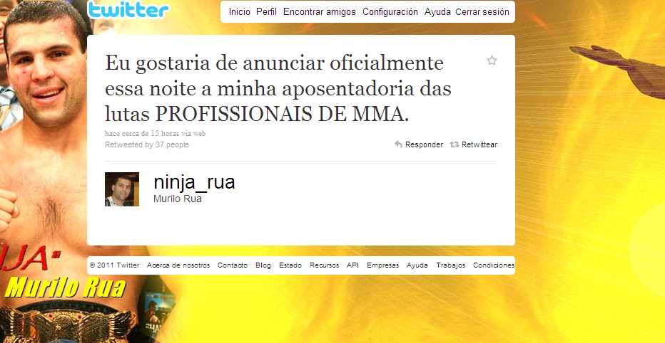 XTREME MMA: Murilo "Ninja" Rua anuncia sua aposentadoria