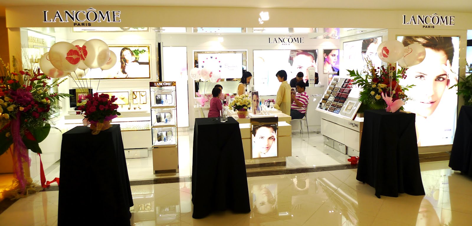 The New Lancome Counter at Shangri-La Mall