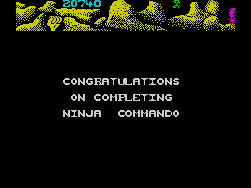 VGJUNK: NINJA COMMANDO (ZX SPECTRUM)