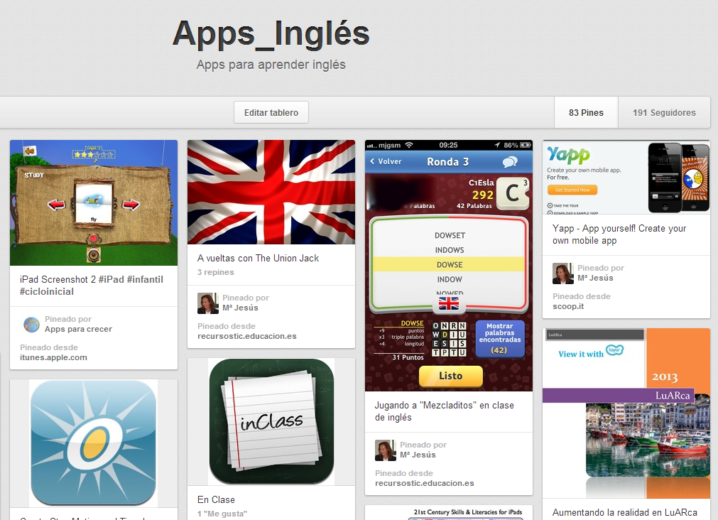 Pedagogia Móvil: Apps para aprender y enseñar inglés