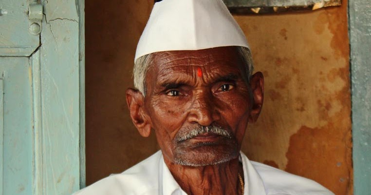 Stock Pictures: Old Rural Indian Men portraits and expressions