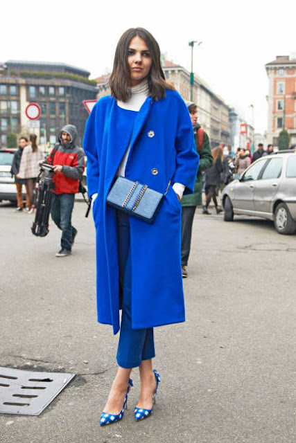 The Black Blog of Style by Gaia Audrey Torchia: 12 ways to wear BLUE ...