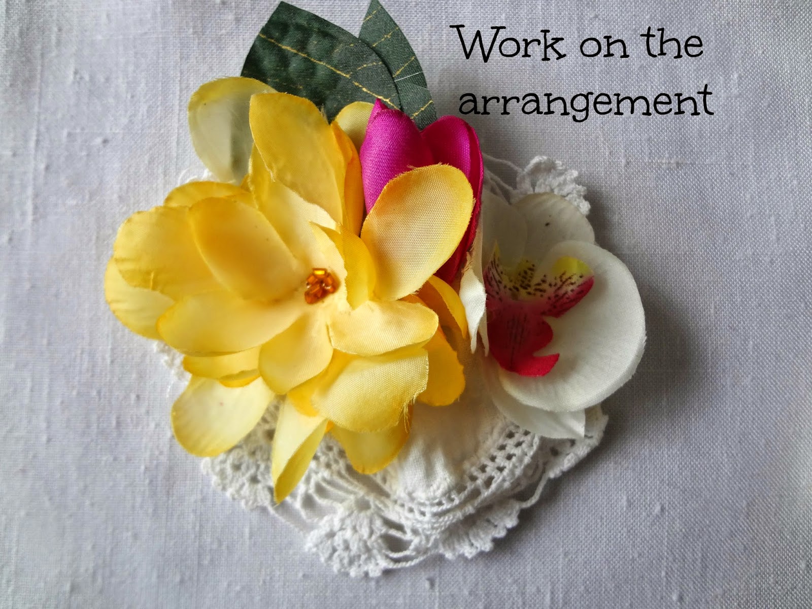 Little Treasures: DIY - A Flower Brooch to Celebrate March