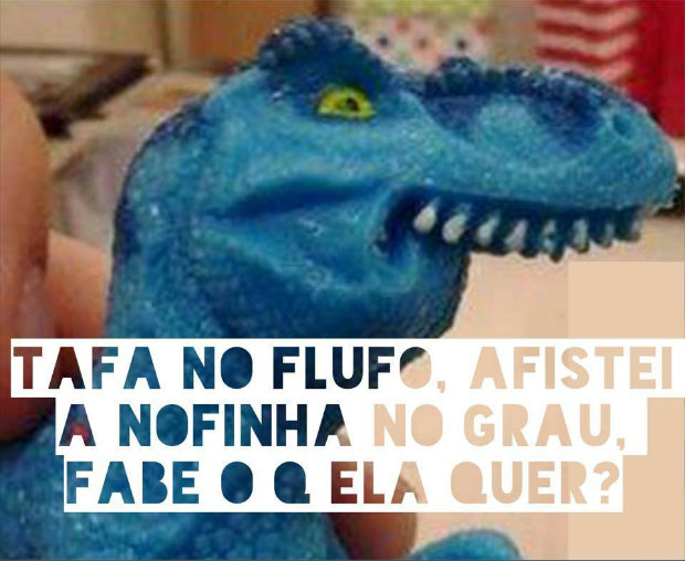 CLARABOIA: Meme do Dinofauro: dinossauro azul e fanho domina a internet ...