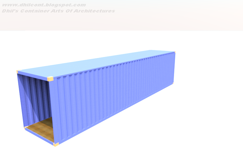 The Container Arts Of Architectures: 40'HC Structure 3D By dhil's