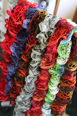 Working the needles – Halle's Hobbies