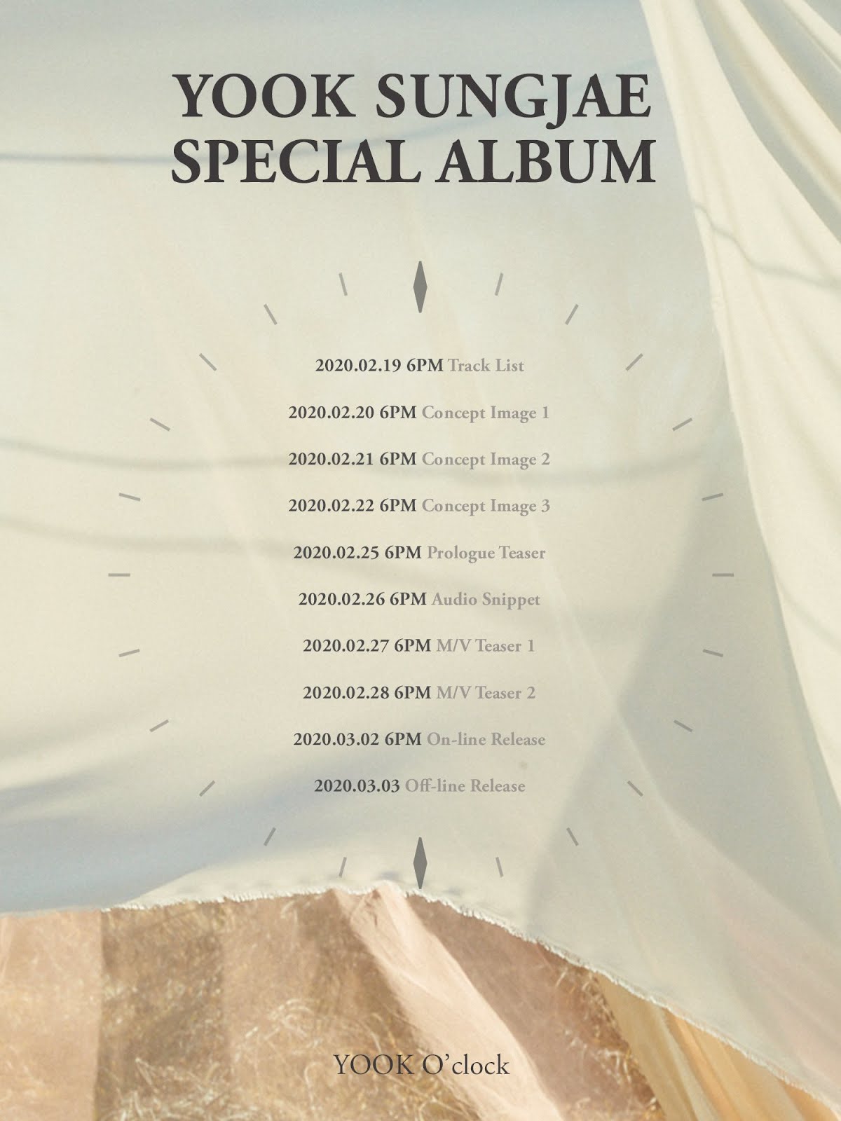 [COMEBACK] Yook Sungjae 육성재 vuelve con su álbum YOOK O'clock - BA NA NA ...