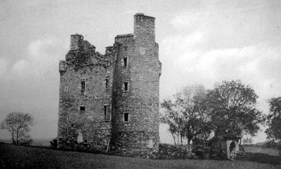 Tour Scotland: Old Photograph Harthill Castle Scotland
