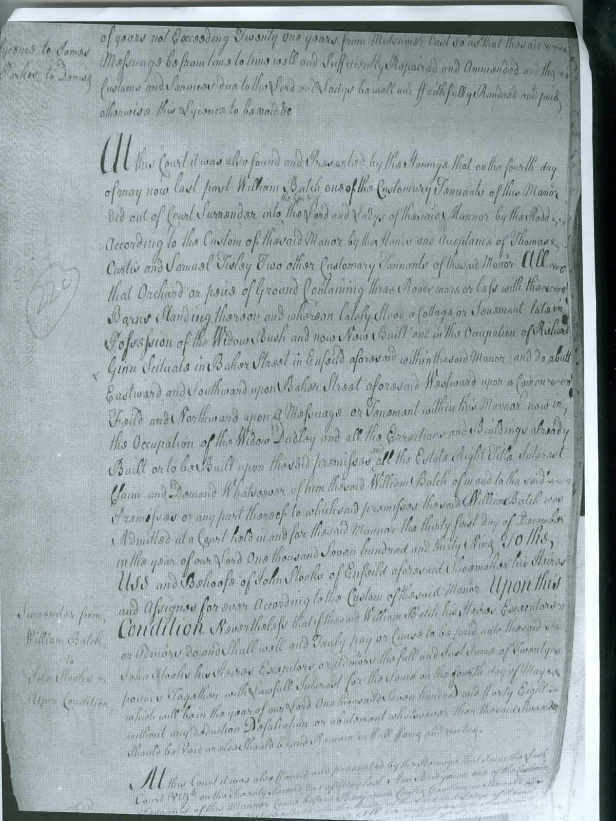 Ginn family of Hertfordshire: Richard Ginn of Enfield d. 1750