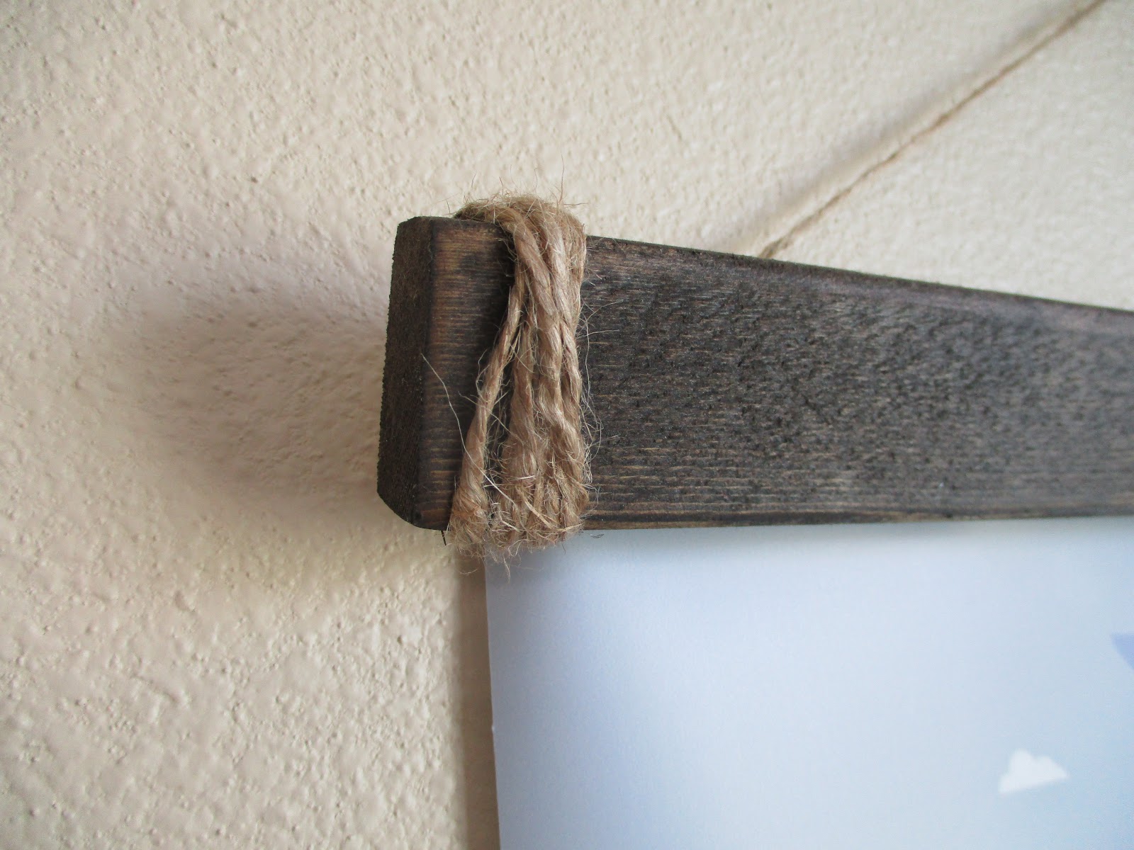 The Cozy Red Cottage: Hanging Map (or any printable) Tutorial