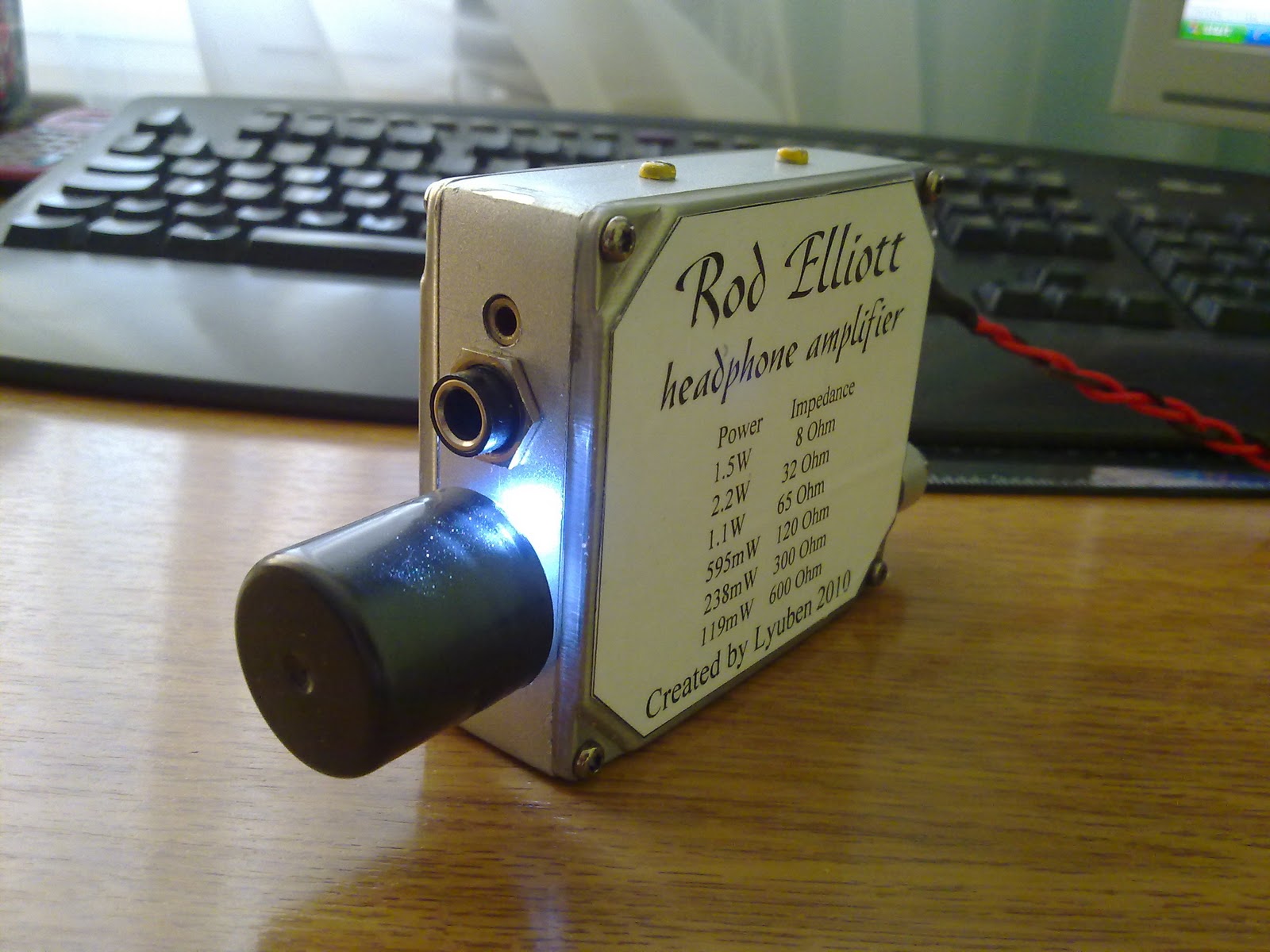 Headphone Amplifier Rod Elliott | DIY Projects