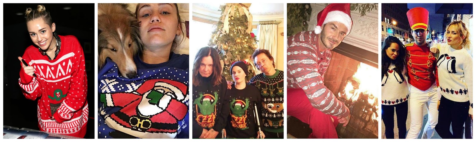 positively grey: CELEBRITIES AND THEIR CRAZY CHRISTMAS OUTFITS
