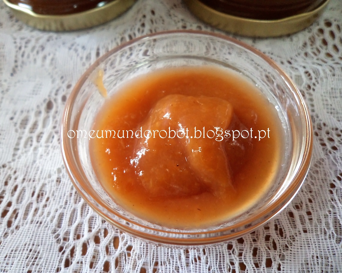 Bimby - Doce de pêssego aromatizado com laranja