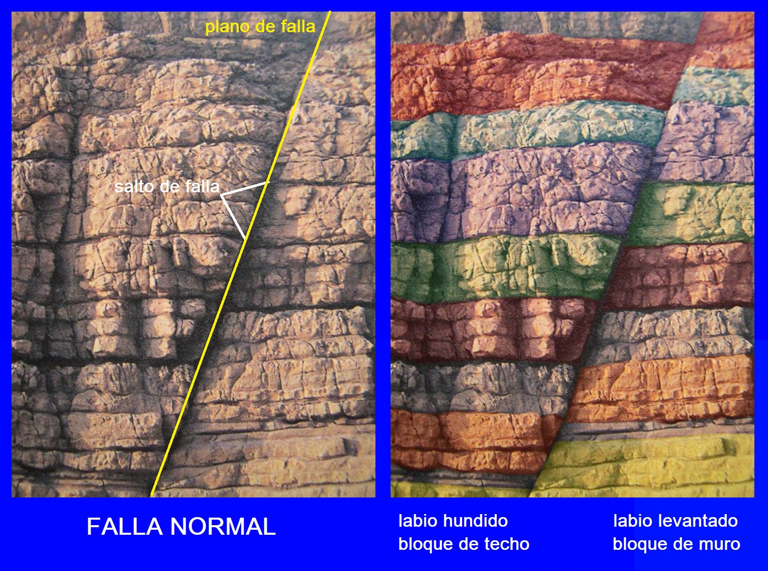 CURIOSIDADES CIENTÍFICAS : Fallas normales e inversas