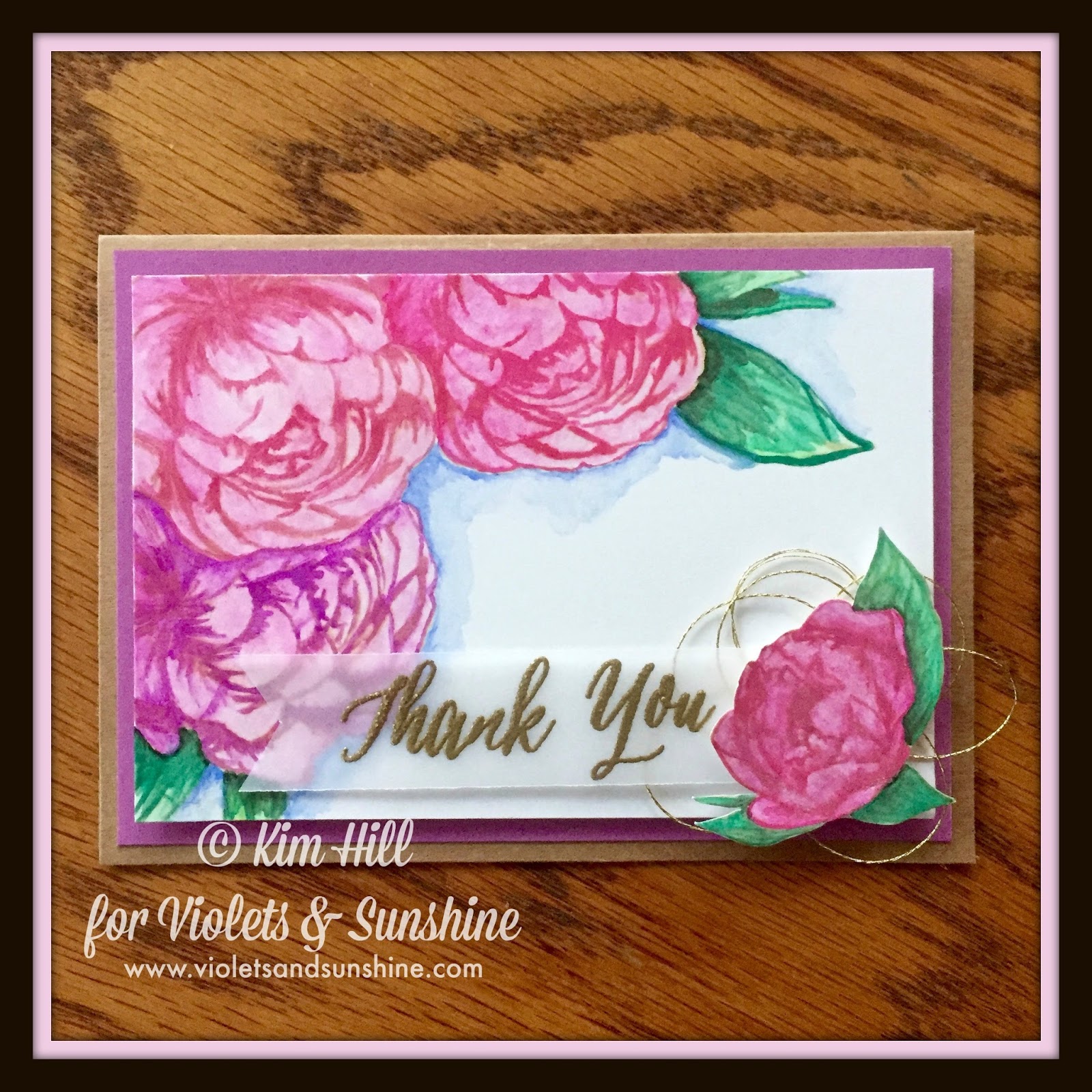 Violets & Sunshine: Rose Blossoms Blog Hop: A Little Blossom to ...