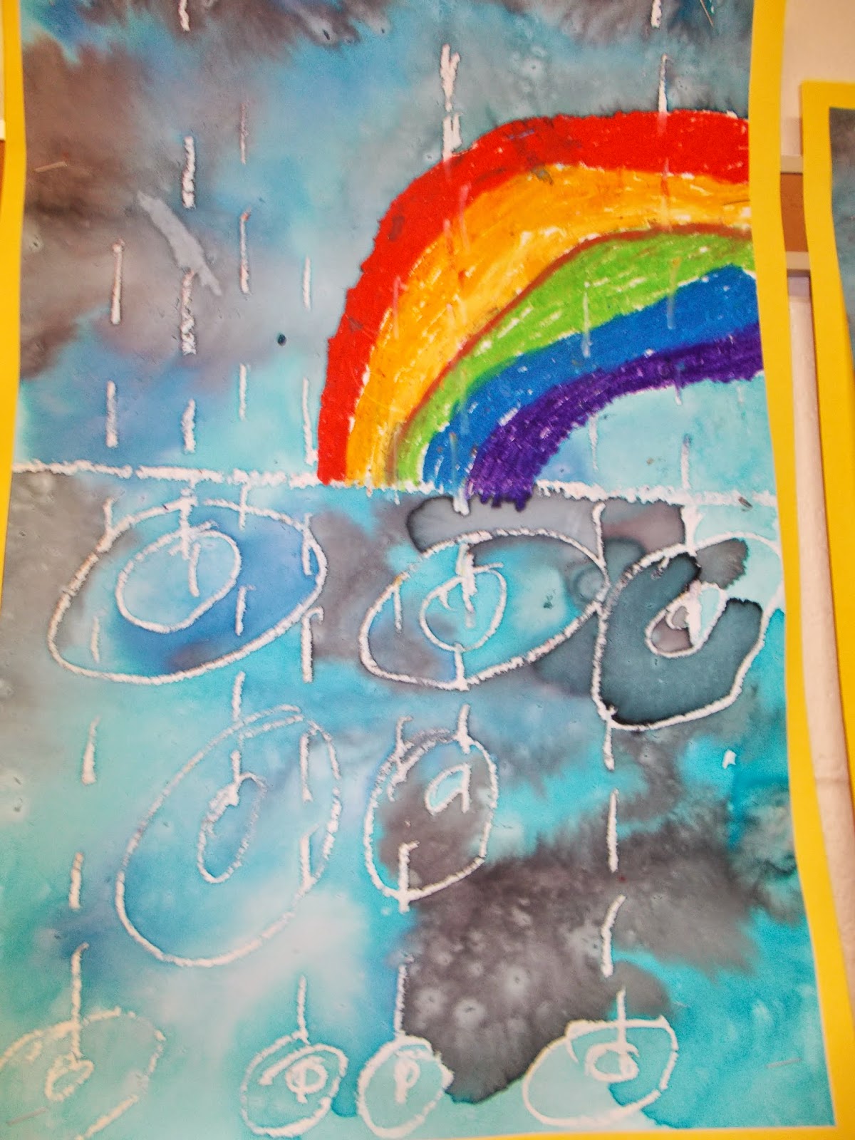 Mrs. Pierce's Polka Dot Spot: Rainy Day Rainbow
