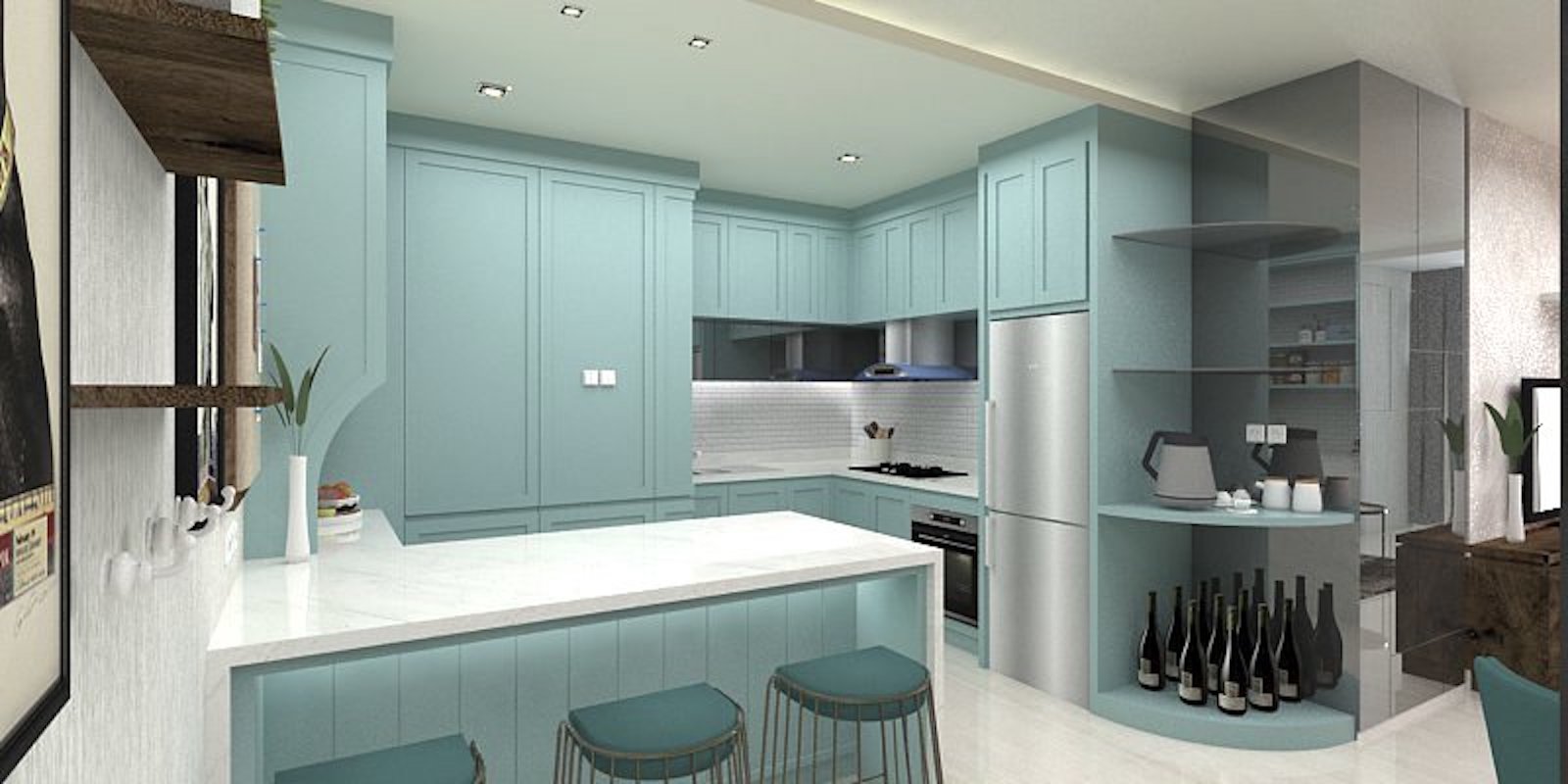 Konsep Dapur Untuk Ruang Makan Minimalis