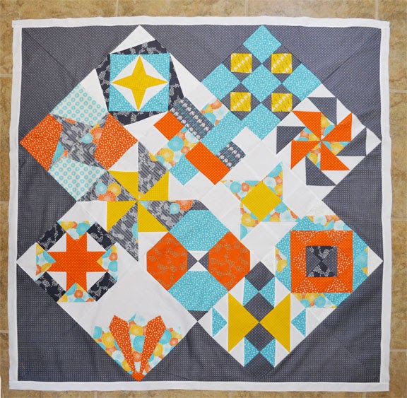 from Pixels to Patchwork: Sew. Happy. Quilt. QAL Finished Quilt Top