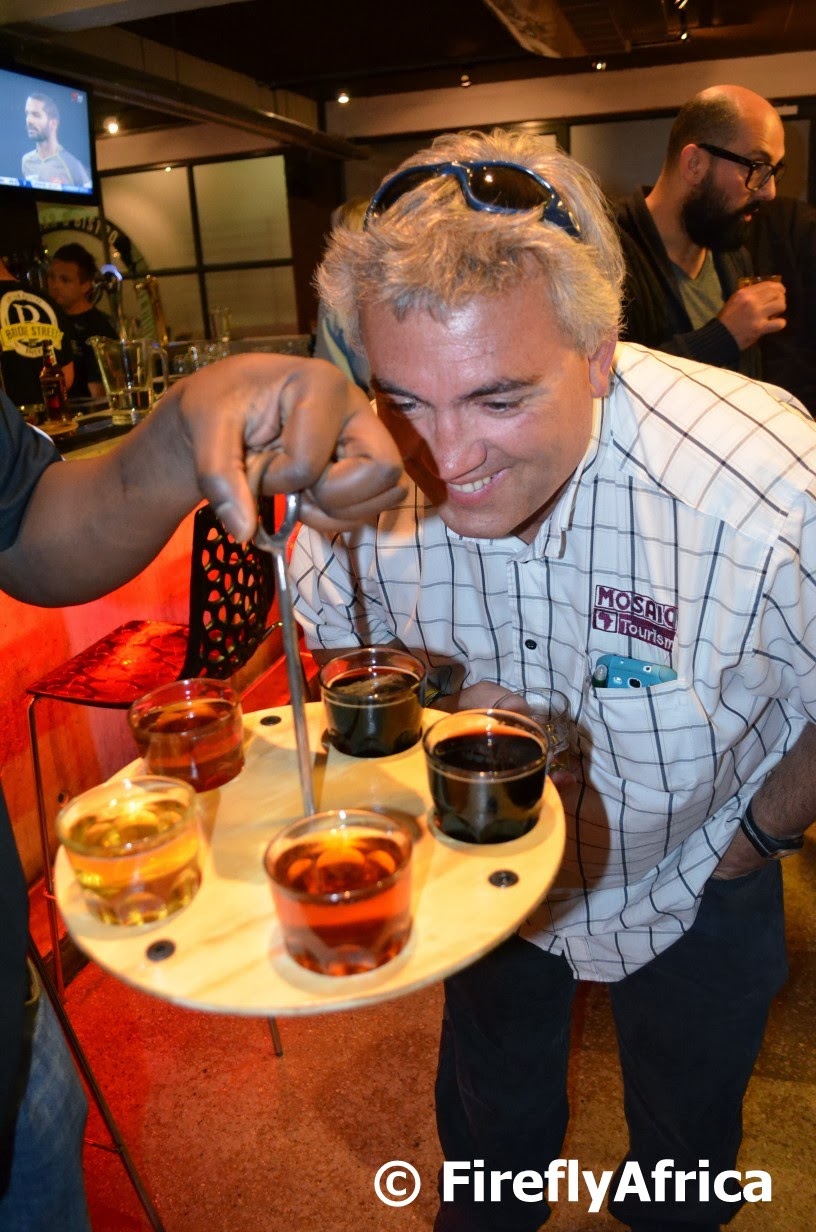 Port Elizabeth Daily Photo: Beer tasting at Bridge Street Brewery