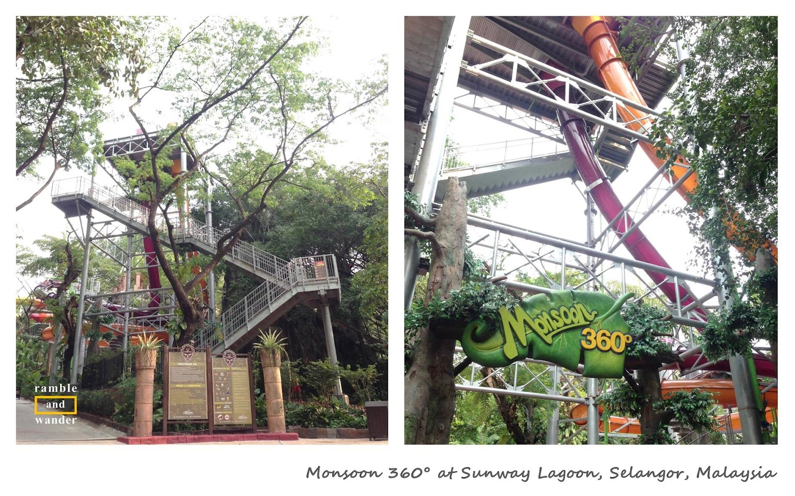 Malaysia: Top 5 Rides at Sunway Lagoon - Ramble and Wander