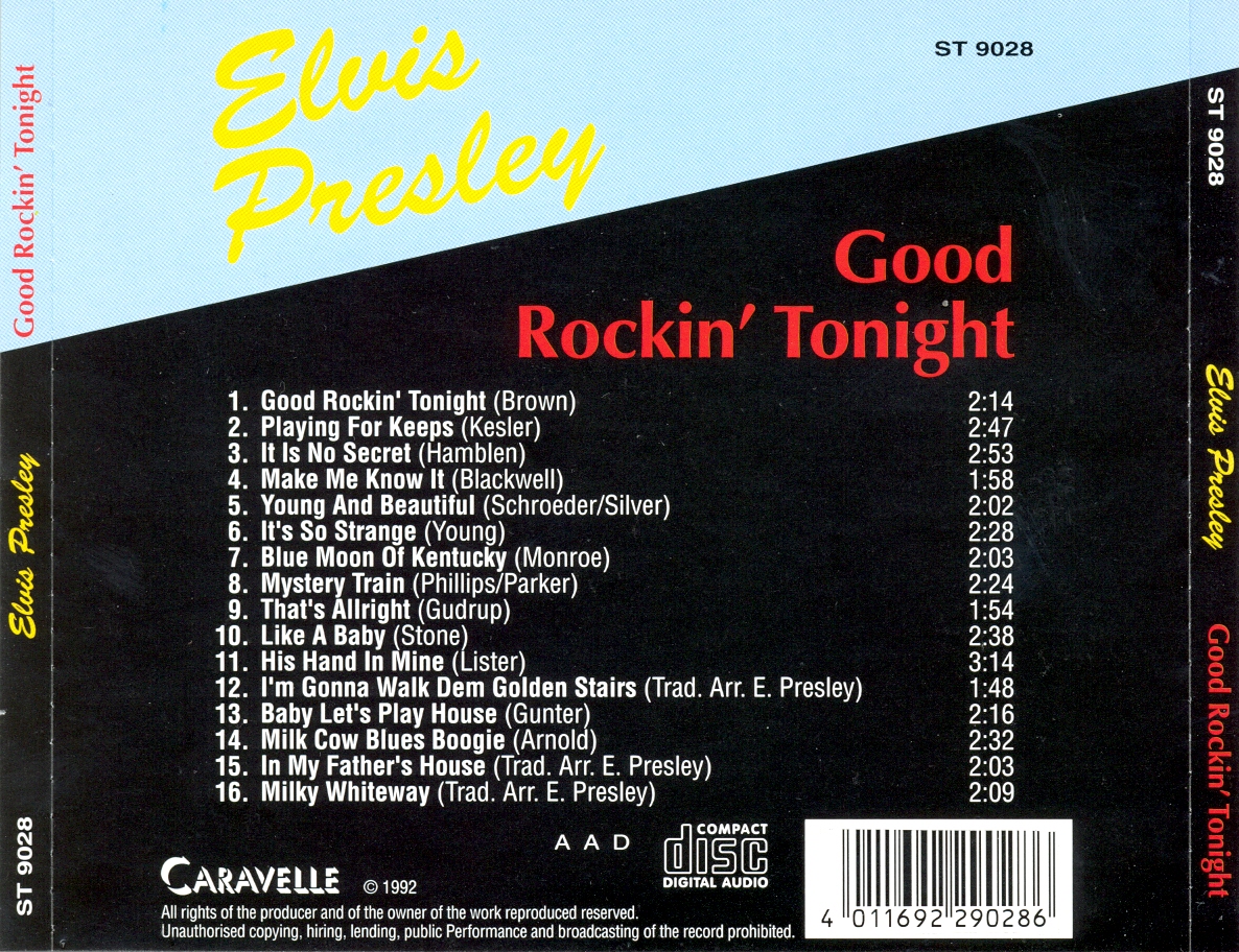 ELVIS PRESLEY - MADE IN ITALY: GOOD ROCKIN' TONIGHT - CD