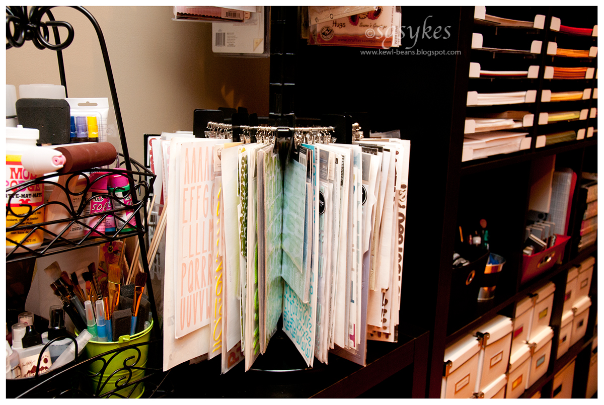 Kewl Beans: Scrapbook Studio Tour: Part III